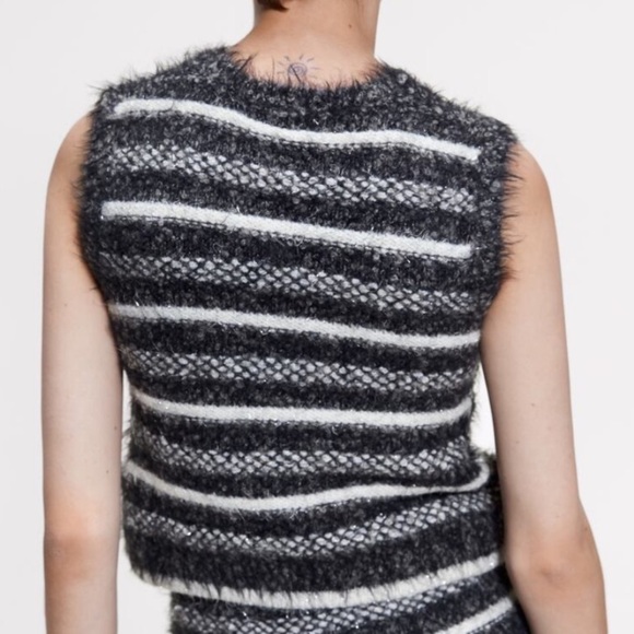 Zara | Tops | Nwt Zara Cozy Luxury Minimalist Faux Fur Top | Poshmark